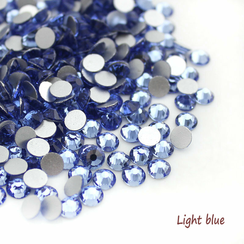 1440pcs SS16(4mm) Crystals Glass Rhinestones Flatback Gems for Nails ...
