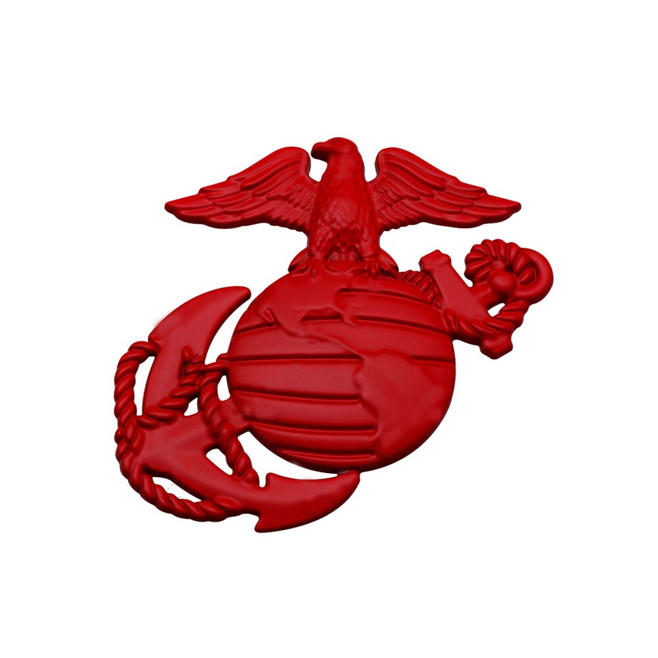 2Pcs Red Eagle Earth Logo Car Truck Body L&R Fender Door Emblem ...