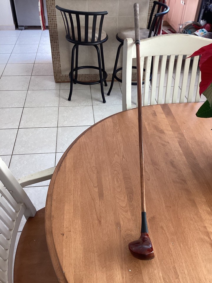 Antique Hickory Wood Shaft AJ Reach 15* Long & Heavy Spoon Golf Club | eBay