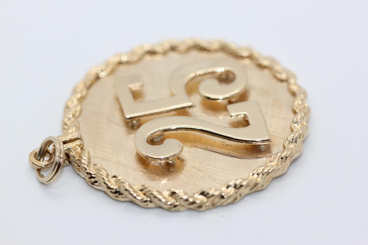 VINTAGE 14K YELLOW GOLD NUMBER 25 # CHARM PENDANT LARGE HEAVY | eBay