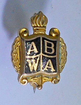 Vintage Enameled Gold Filled ABWA Pin American Business Women's ...