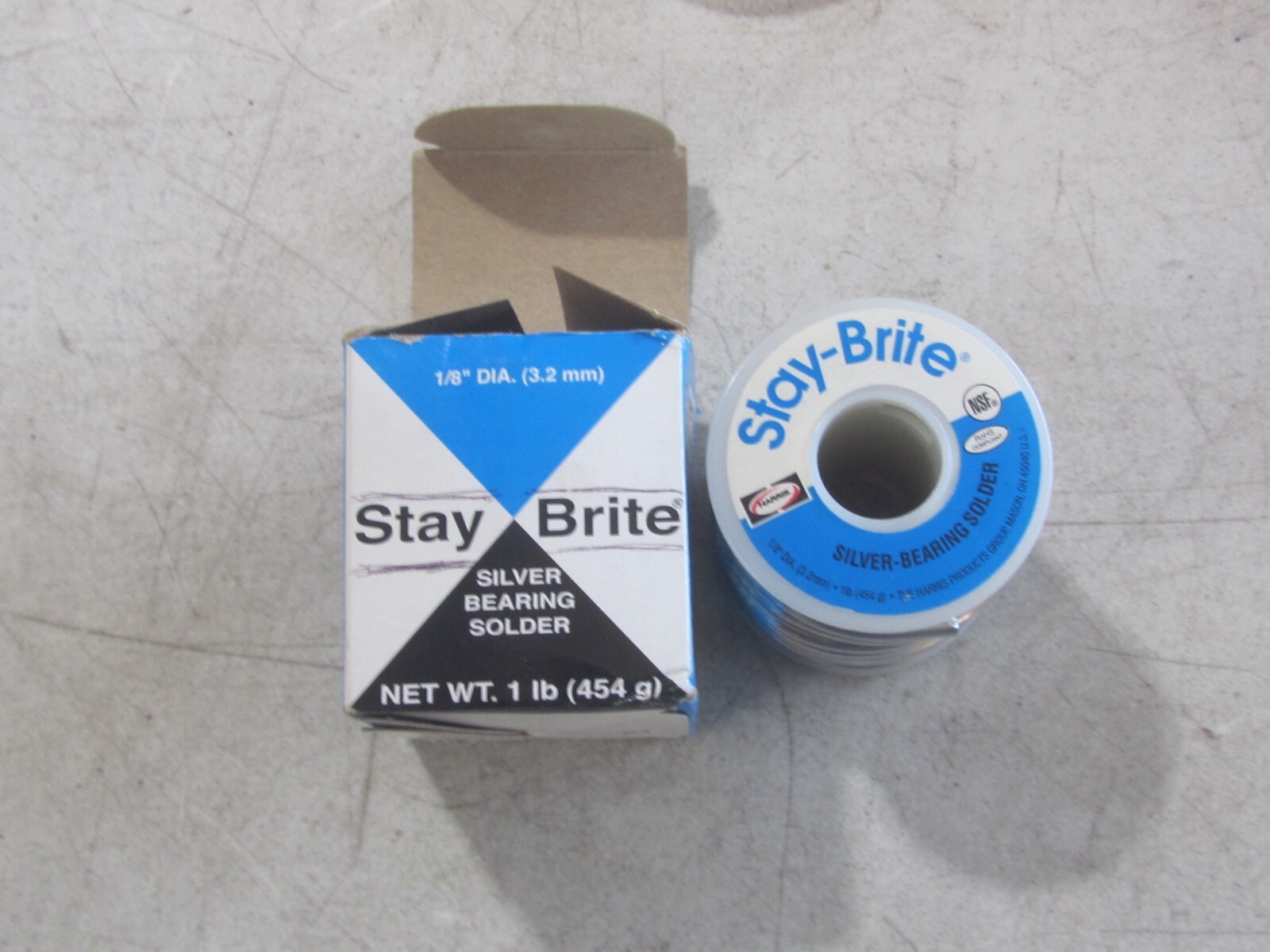 Harris SB61 Stay-Brite 1/8" Silver Solder EDP #10001 1 Lb Spool | eBay