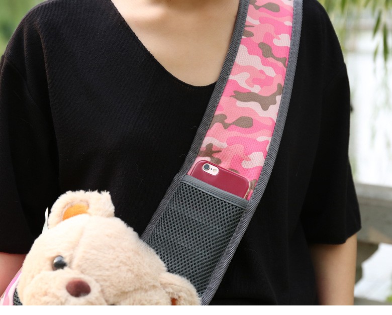 Elosung Yellow Dog Pattern Lightweight Single Shoulder Pet Sling Bag ...