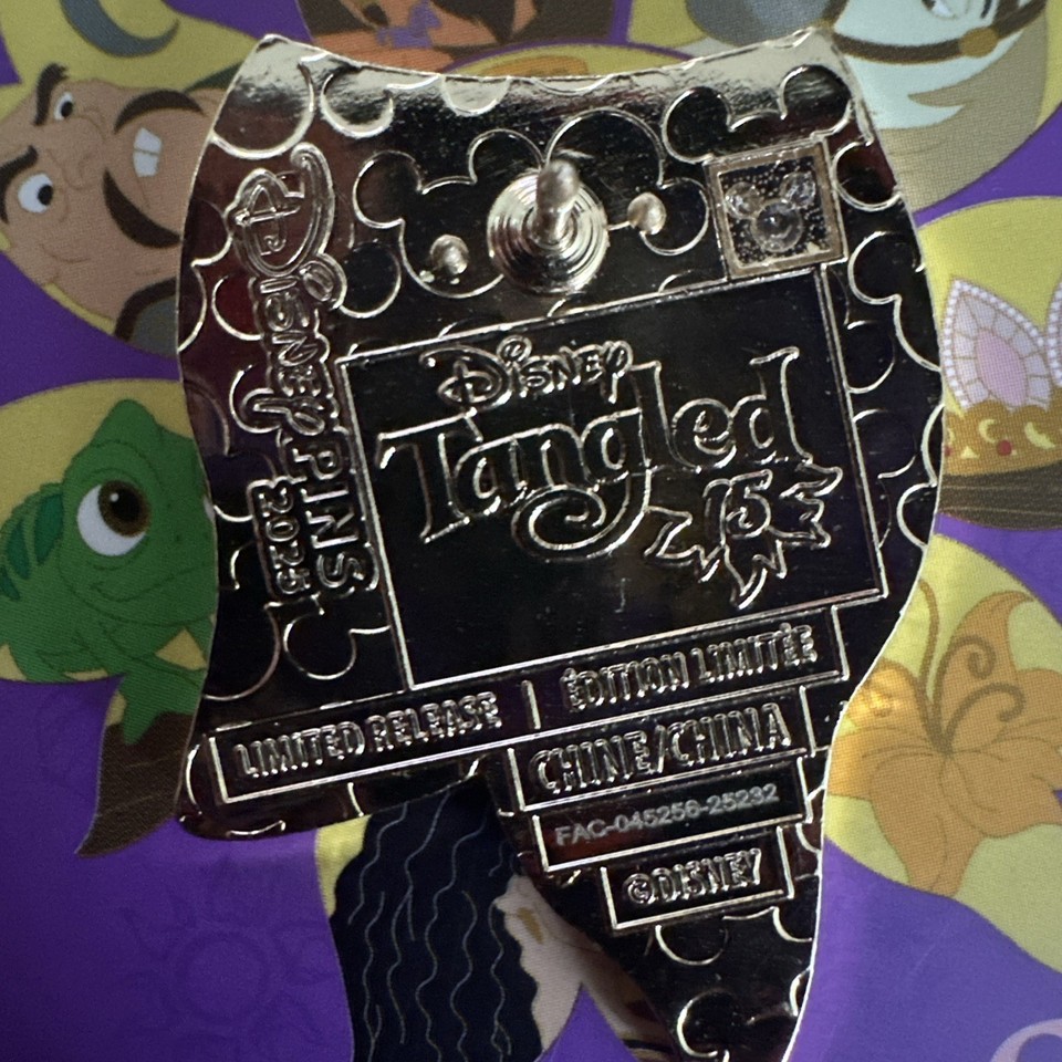 2025 Disney Tangled 15th Anniversary Sun Puzzle Pin Limited Release ...