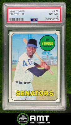 92366526 1969 Topps #272 Ed Stroud Washington Senators PSA 8 | eBay