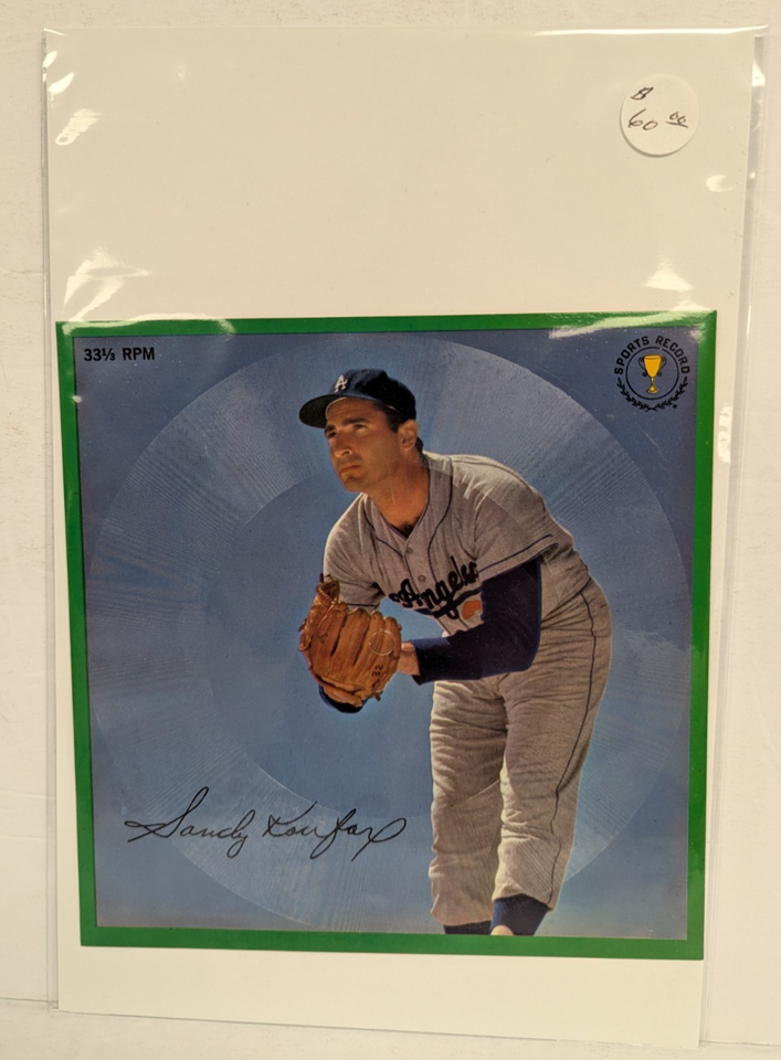 1962 Auravision Sports Champions Record The Sandy Koufax Story | eBay