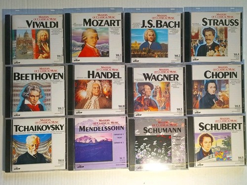 Masters of Classical Music NEW COMPLETE SET Of 12 CDS 1998 Delta Music ...