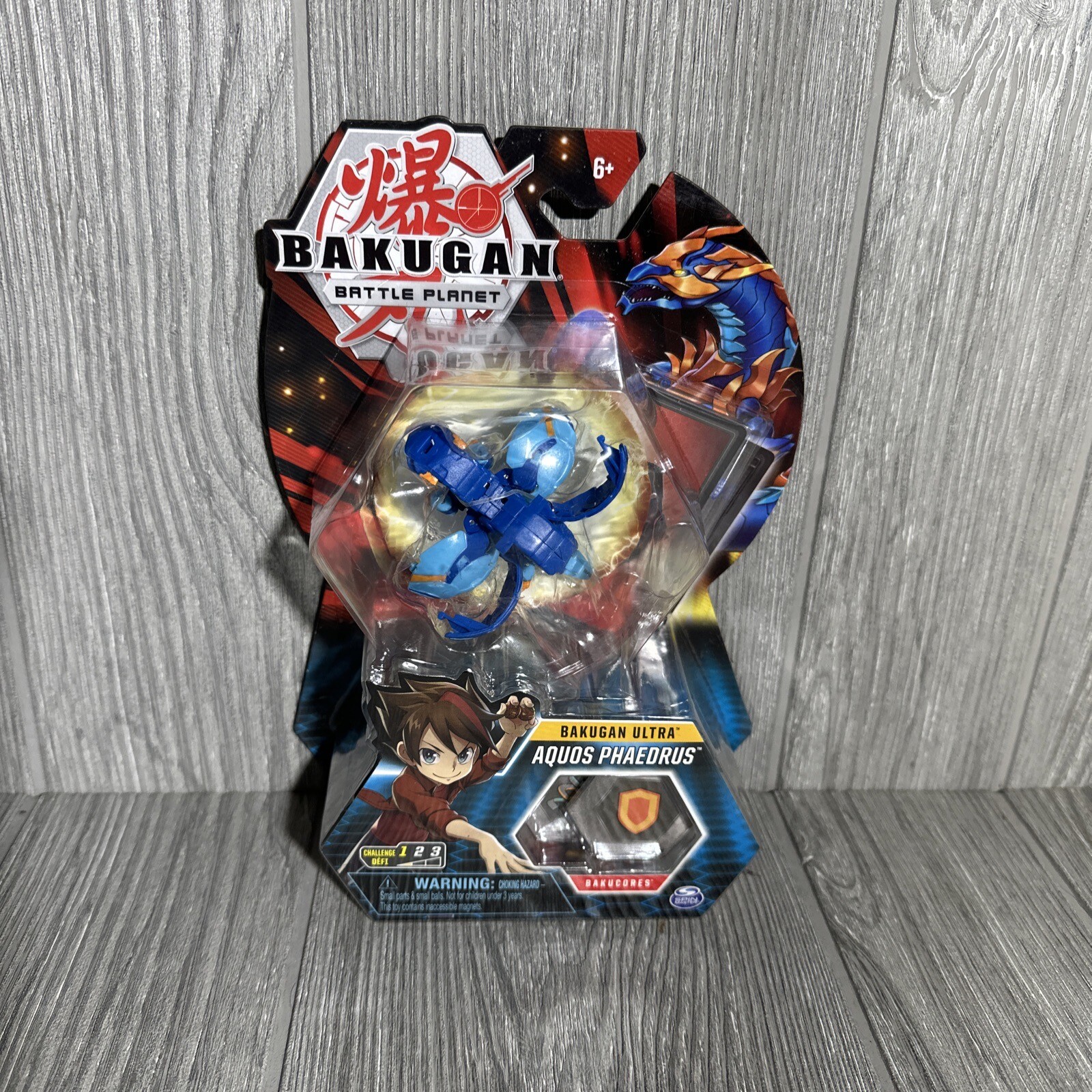 Bakugan Battle Planet Ultra Aquos Phaedrus 3" Collectible Figure New In ...