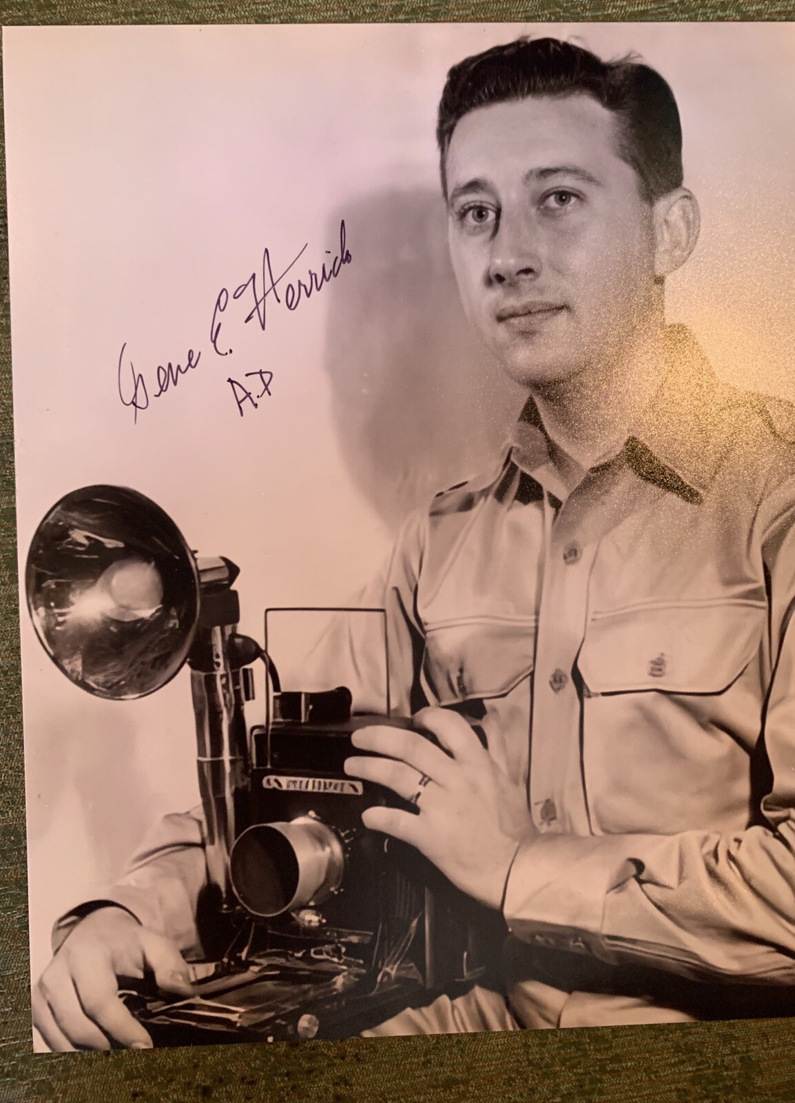 GENE HERRICK HAND SIGNED 8x10 PHOTO AUTOGRAPHED CIVIL RIGHTS ...