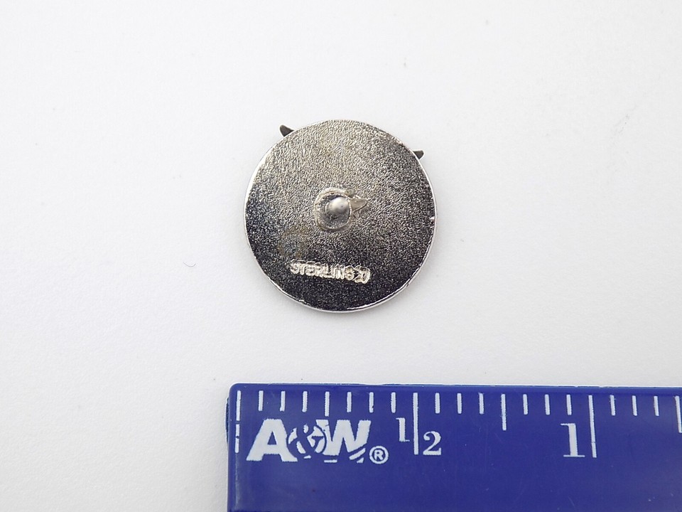 Original Vietnam War US Navy Sparrow III AIM Missile Lapel Pin Sterling ...