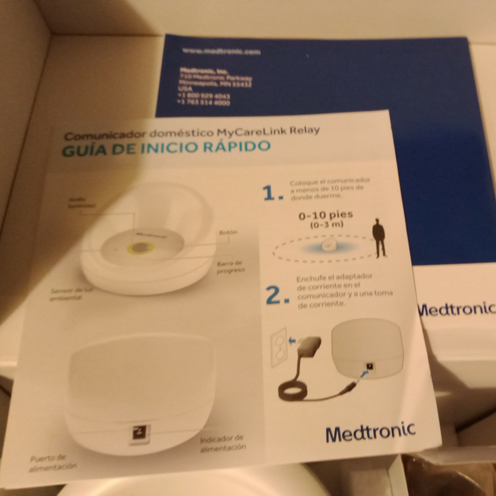 Medtronic 24960 MyCareLink Relay Home Communicator. New Open Box. Never ...