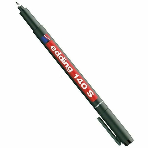 Edding140S Faserstift 0,3mm schwarz permanent Folienschreiber Marker ...