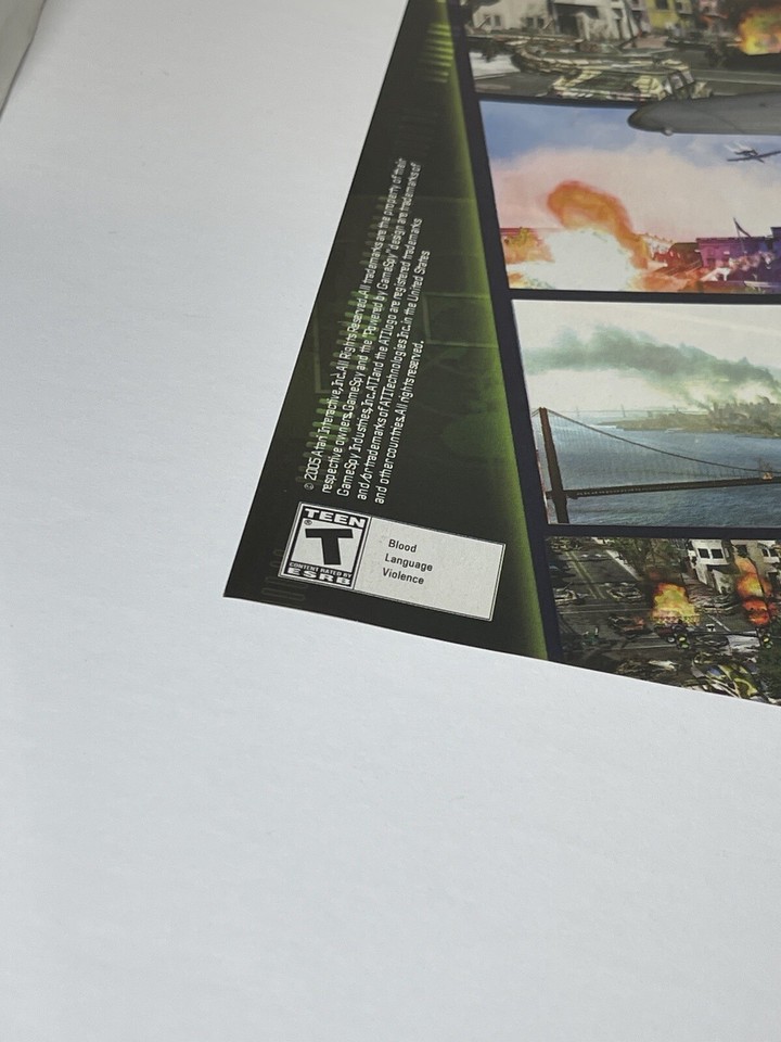 Act of War: Direct Action PC 2005 Print Ad/Poster Official Video Game ...