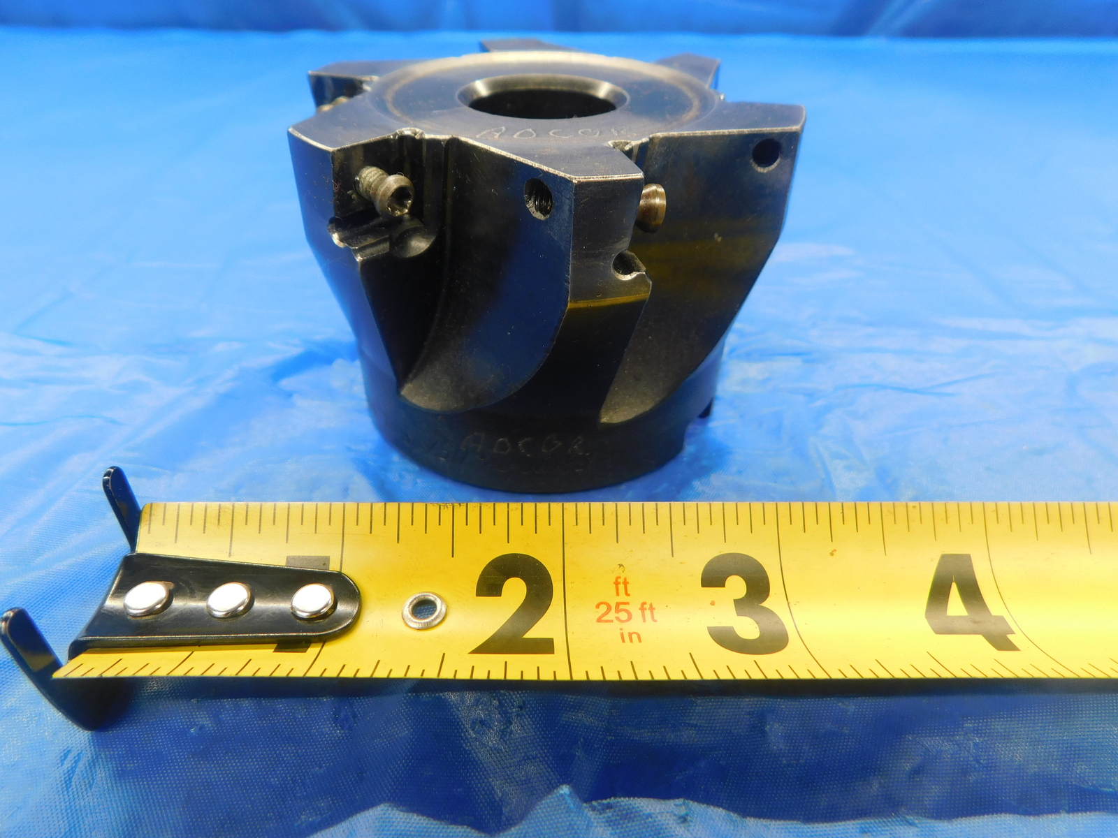 SECO 3" O.D. FACE MILL R220.99-03.00-12-6 1" PILOT 6 POCKETS ...