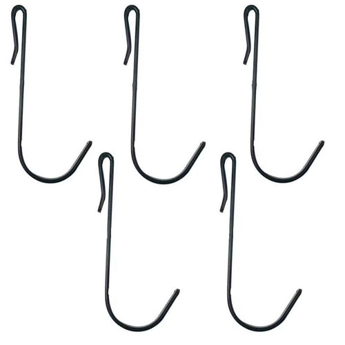 5pcs 6*2cm Sn ap-On Hooks S Shape Small Hook Shelf Flat Card Hook ...