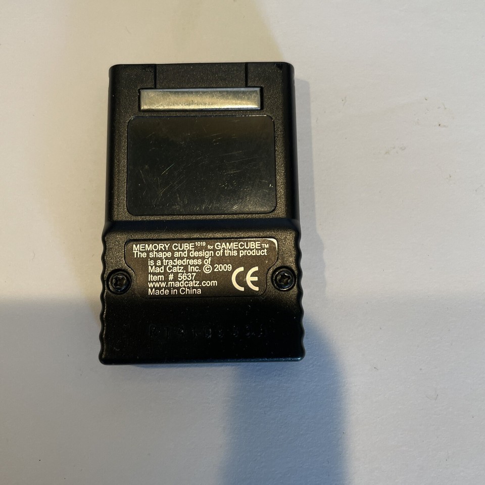 Gray Mad Catz 16x Memory Cube Card 1019 Nintendo GameCube Accessory ...