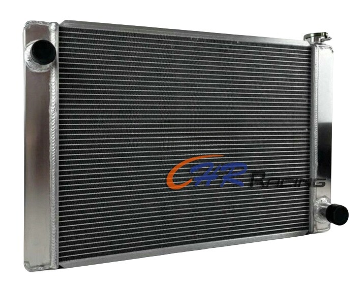 3 Row 24" Core Aluminum Universal Crossflow Radiator for Chevy ...