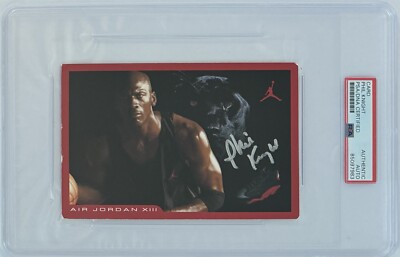 PHIL KNIGHT NIKE SIGNED MICHAEL AIR JORDAN 13 SHOE CARD PSA DNA COA ...