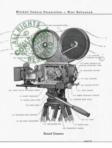 Mitchell Motion Picture Camera CATALOG (1934) 35mm Equipment Features ...