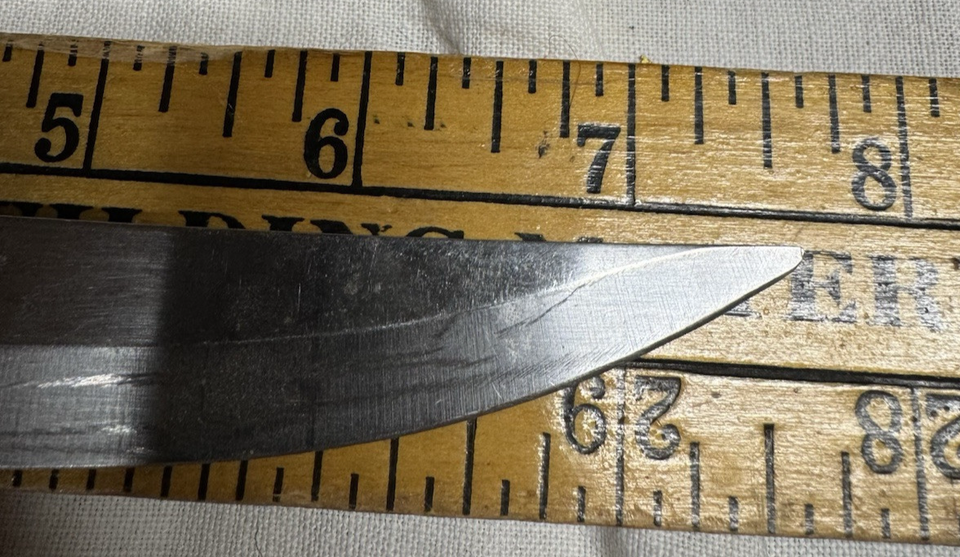 Flint Stainless Arrowhead Vanadium 8" Blade Wood Handle Made in USA | eBay
