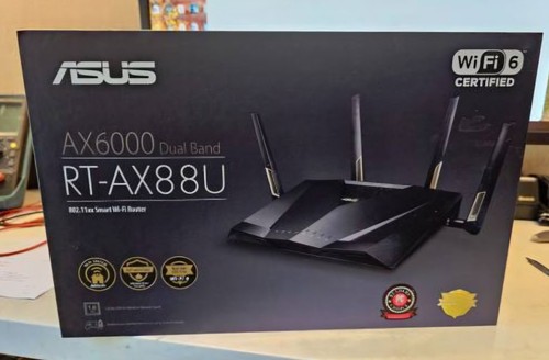 ASUS RT-AX88U AX6000 Dual Band Gigabit Wi-Fi 6 Gaming Router ...