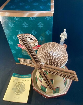 ANHEUSER-BUSCH CB22 BEVO MILL 2002 Members Only Beer Stein w/ Box & COA ...