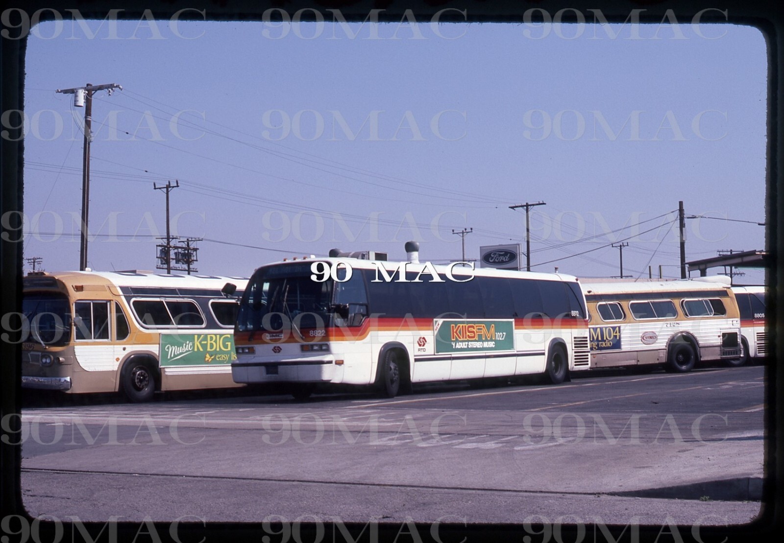 SCRTD. GM RTS BUS #8822. Van Nuys (CA). Original Slide 1984. D8. | eBay