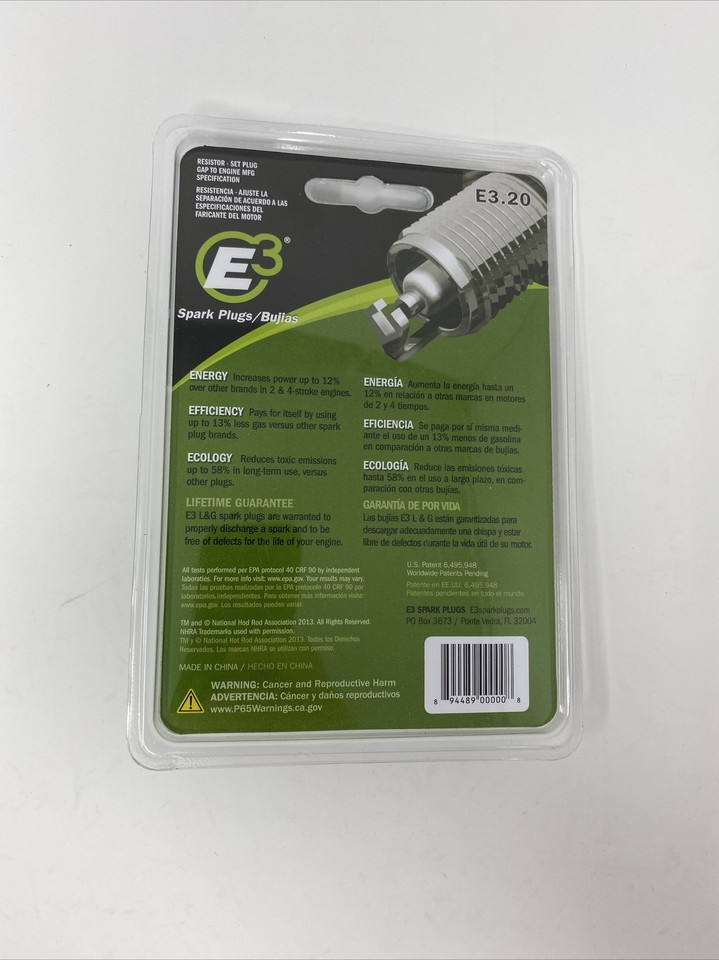 E3.20 Spark Plugs With Diamond Fire Technology Replaces many plugs ...
