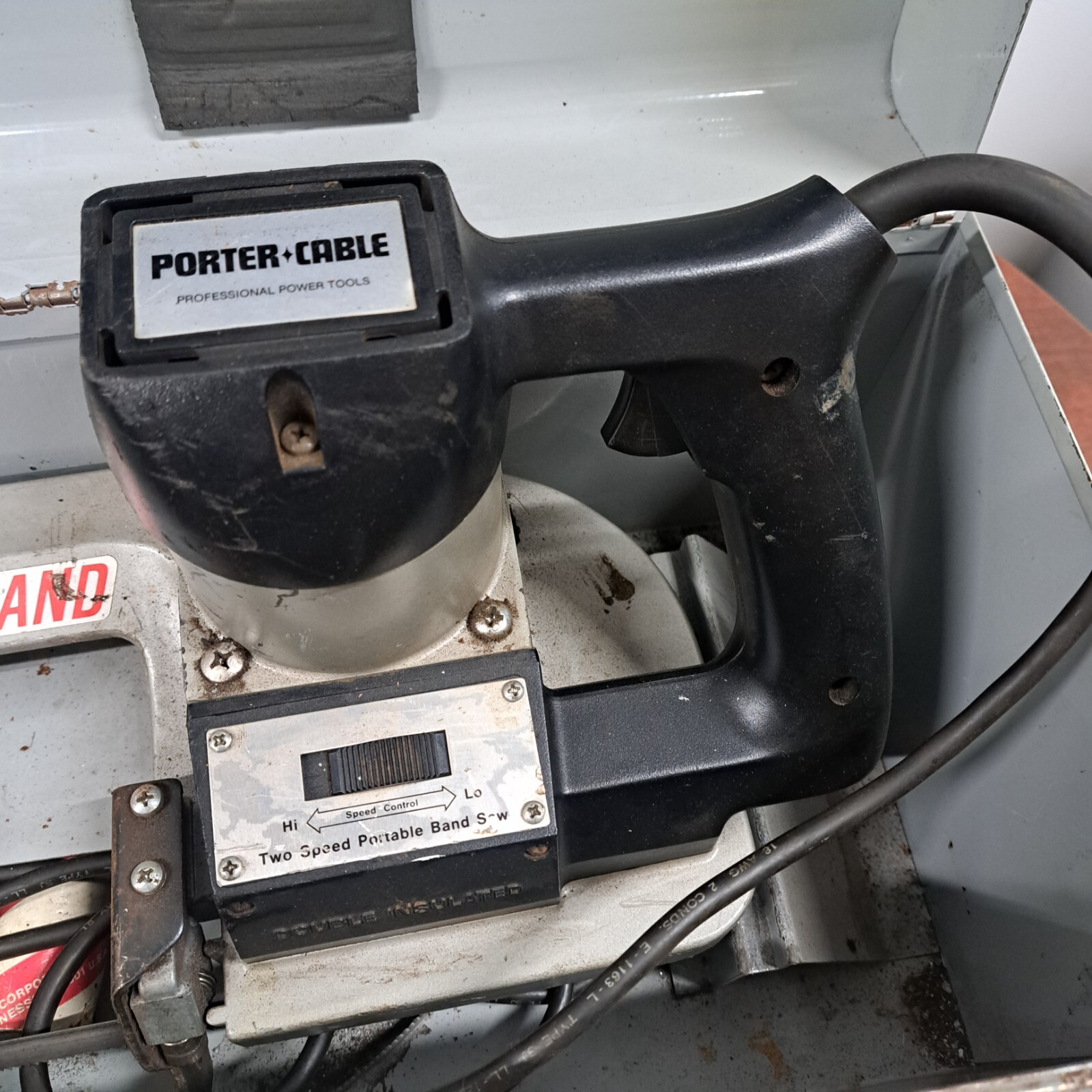 Porter Cable 7721 Porta-Band Two Speed Portable Band Saw Unable to test ...