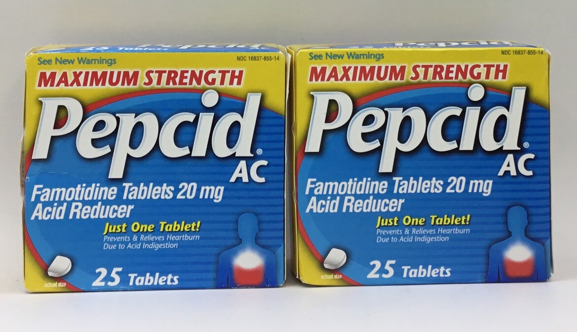PEPCID 20mg Famotidine Strength - 25 Tablets for sale online | eBay