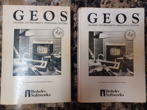 GEOS Graphic Environment Operating System 2.0 Books for Commodore c64 ...