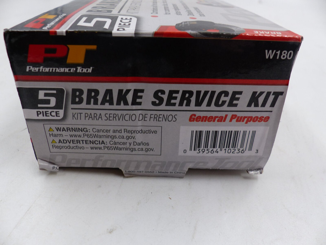 PERFORMANCE TOOL W180 GENERAL PURPOSE 5 PIECE BRAKE SERVICE KIT | eBay