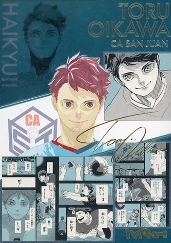 Toru Oikawa Character Card "HAIKYUU!! Exhibition FINAL Foil Stamping | eBay