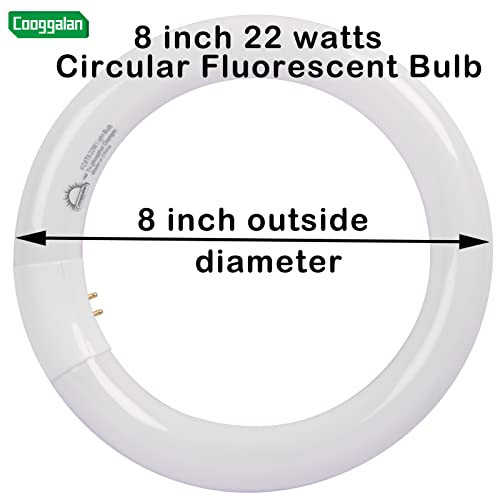 8 inch T9 22 Watts Round Light Bulbs FC8T9/DX Circular Fluorescent ...