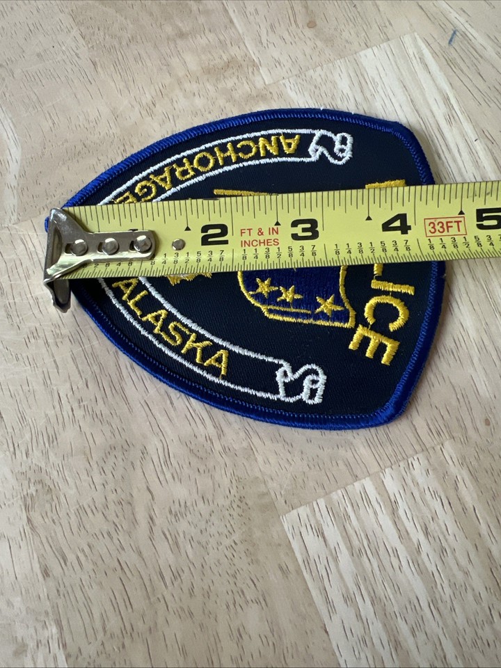 ANCHORAGE – POLICE - ALASKA AK Sheriff Police Patch STATE FLAG STATE ...