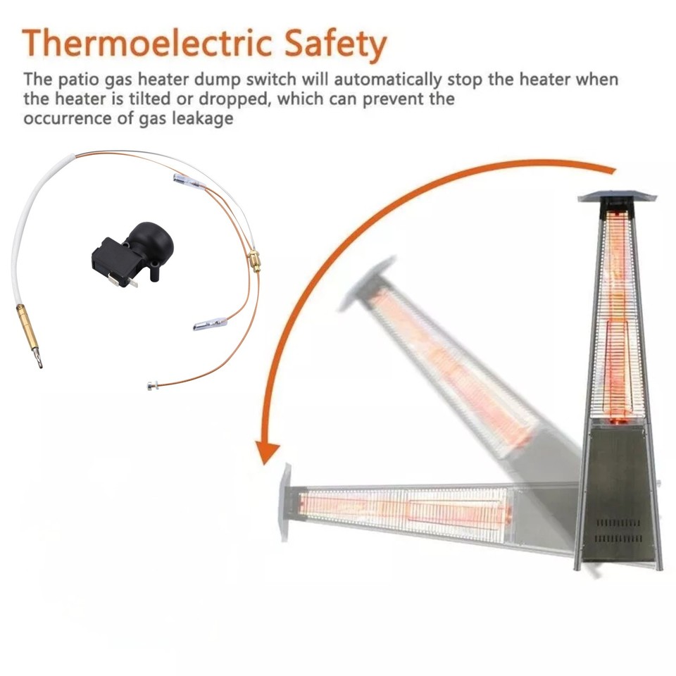 For Patio Heater Dump Switch Thermocouple and Tilt Switch Kit ...