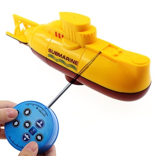 Mini RC Submarine Toy Remote Control Boat Underwater Electric Diving ...