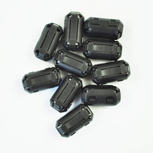 Xshine Pack of 10 Snap on Ferrite Core Bead Choke Ring Cord RFI EMI ...