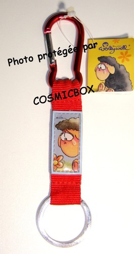 Porte clés DIDDL le mouton noir WOLLIWELL mousqueton collection ...