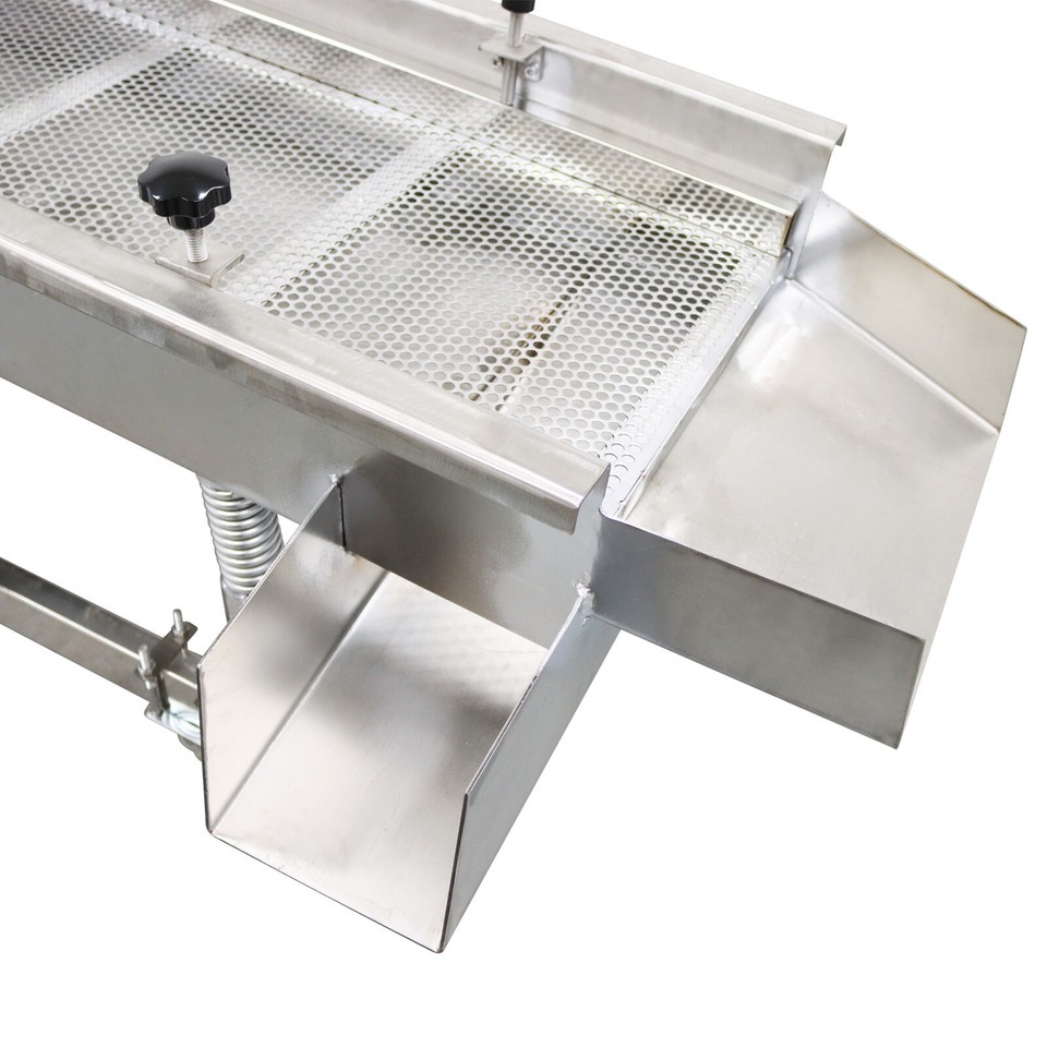 220V 10mm Industry Linear Vibrating Screen Single Layer Vibrating ...