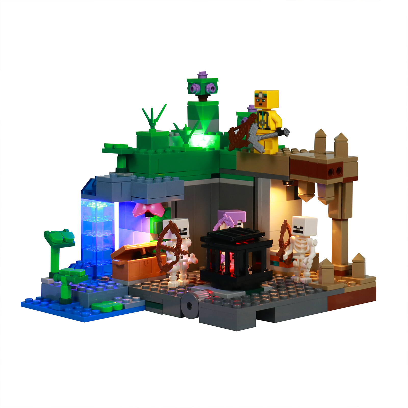 LocoLee LED Light Kit for Lego 21189 Minecraft The Skeleton Dungeon ...