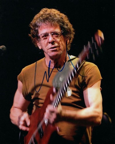 LOU REED SIGNED AUTOGRAPH 8X10 PHOTO - THE VELVET UNDERGROUND, VERY ...