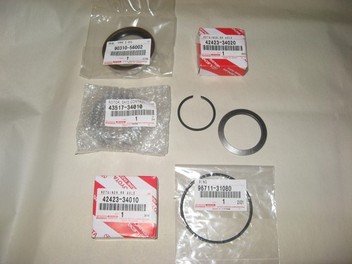 REAR AXLE SEAL O-RING SNAP RETAIN RING CONICAL WASHER KIT FOR SEQUOIA ...
