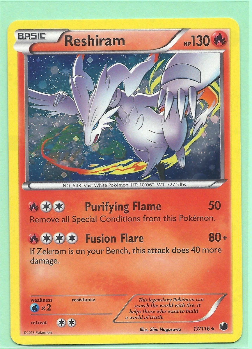 Reshiram Card Rare