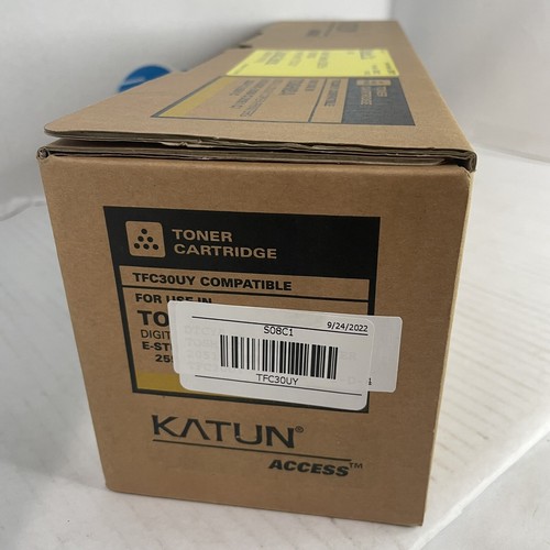 TOSHIBA T-FC30U Katun Compatible Yellow Toner Cartridge for E Studio ...