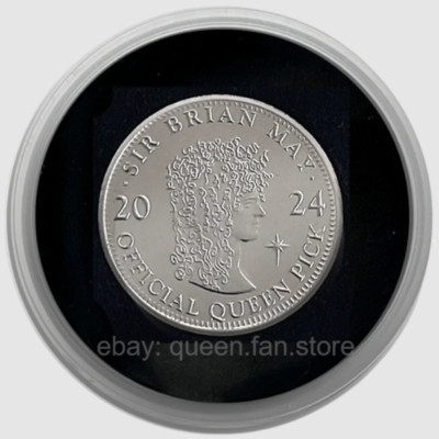 Queen Brian May 2024 Red Special 60th Anniversary Sixpence Coin Guitar ...