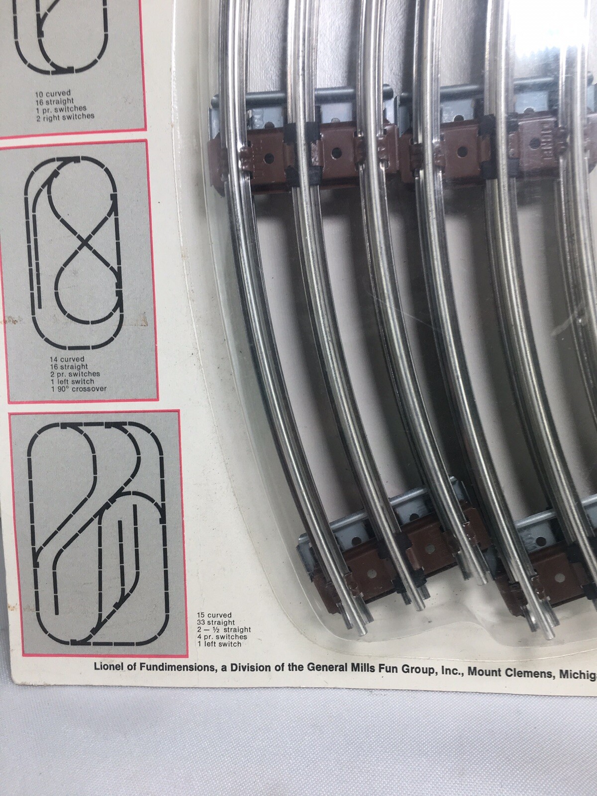 Vintage Lionel Train 6 Pcs Tracks 027 Gauge (4) Curved & (2) Straight 9 ...