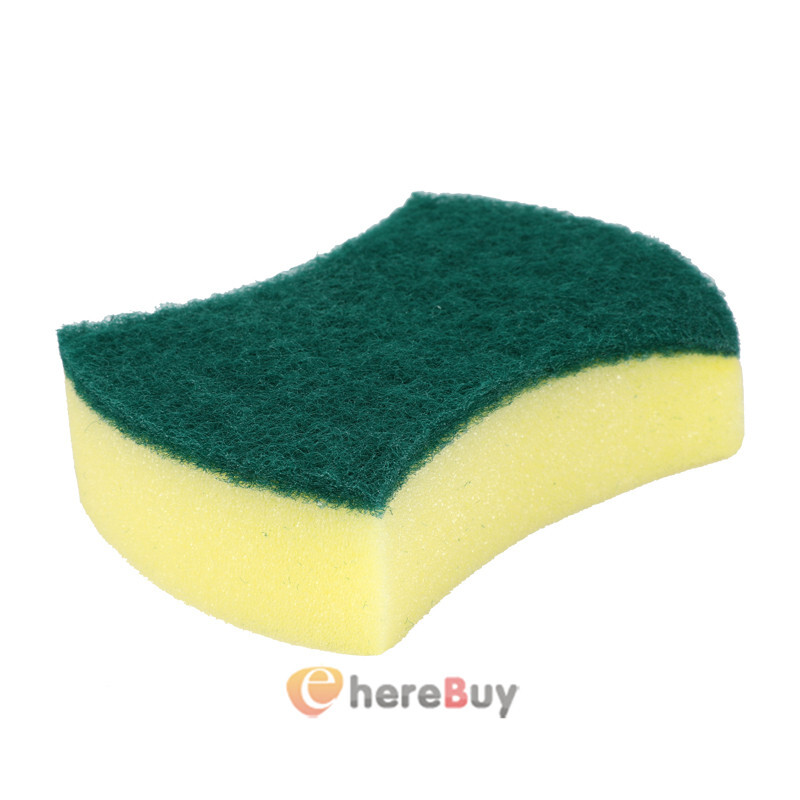 6~30pcs Multi-purpose Double-faced Sponge Scou Pads Dish Washing Scrub ...