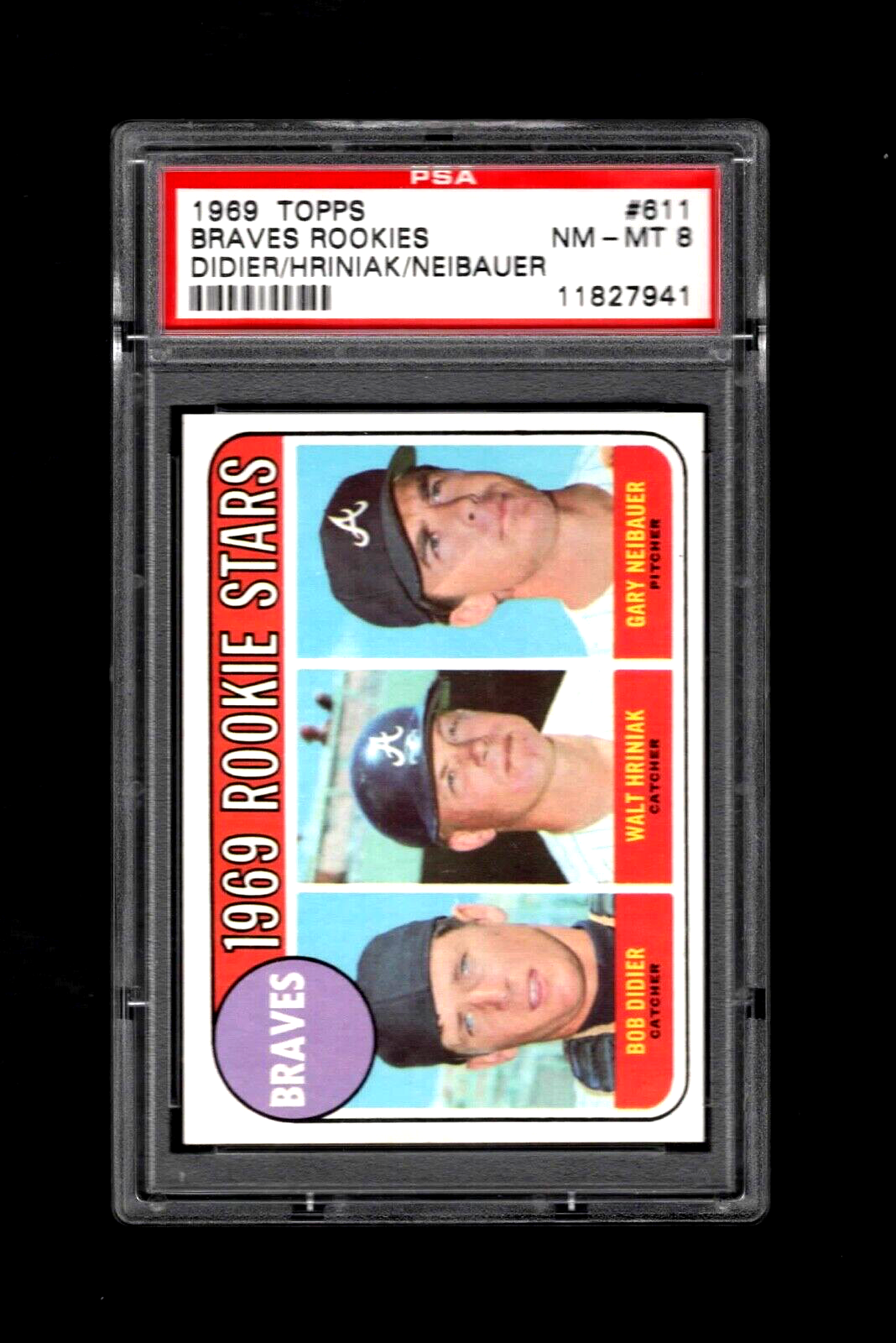 1969 Topps - High # #611 Bob Didier, Gary Neibauer, Walt Hriniak (RC ...