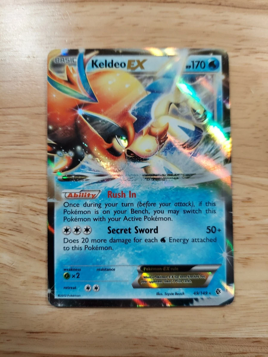 Keldeo Pokemon Card Ex